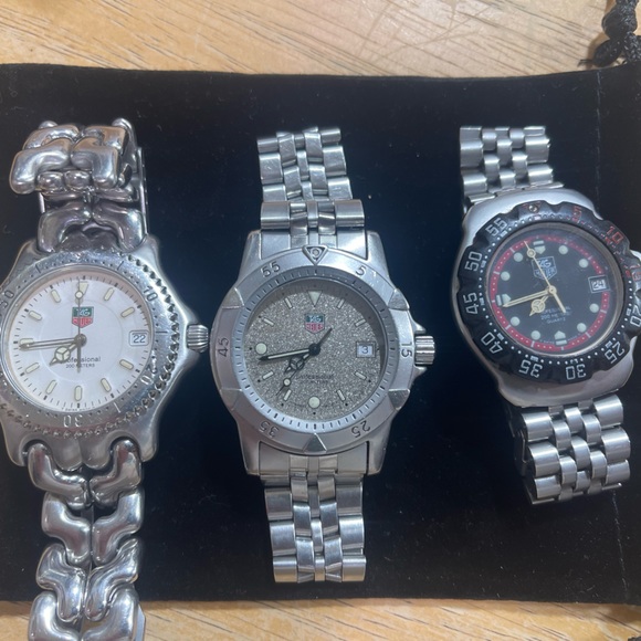 Tag Heuer | Accessories | 3 Tag Heuer Watches | Poshmark
